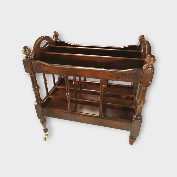Columbia Mantel Co. | Accents | Vintage Mahogany Magazine Rack Butler ...